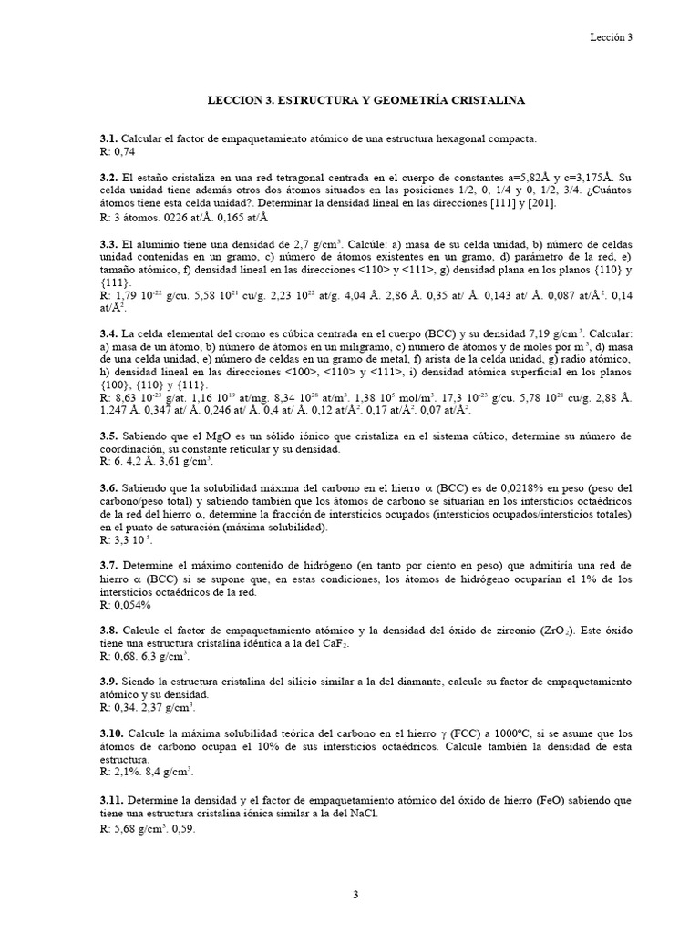 Ejercicios T3 | PDF | Química analítica | Física Aplicada e Interdisciplinaria
