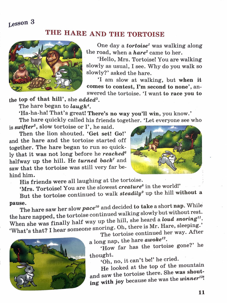 Reading Hare and Tortoise | PDF