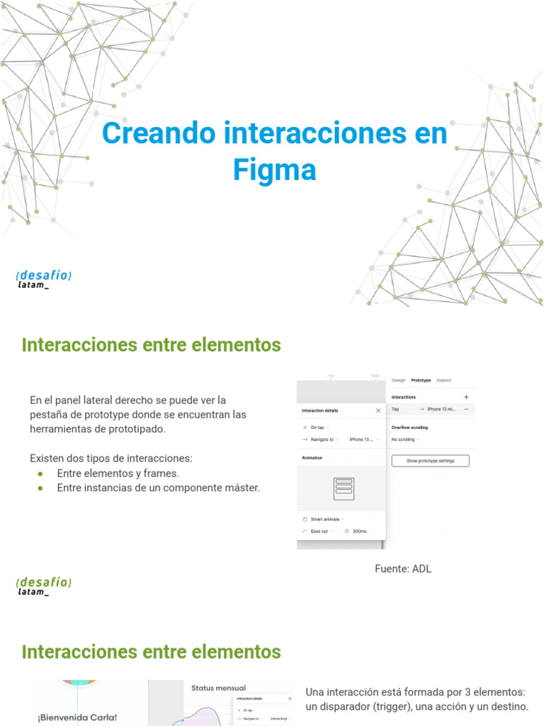 Creando Interacciones en Figma | PDF | La interacción persona-ordenador ...