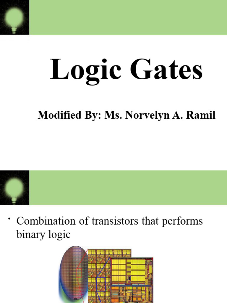 Logic Gates | PDF