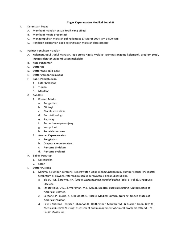 Tugas KMB II 2023-2024 | PDF