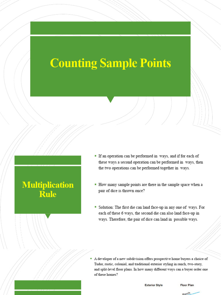 Counting-Sample-Points (EDA) | PDF