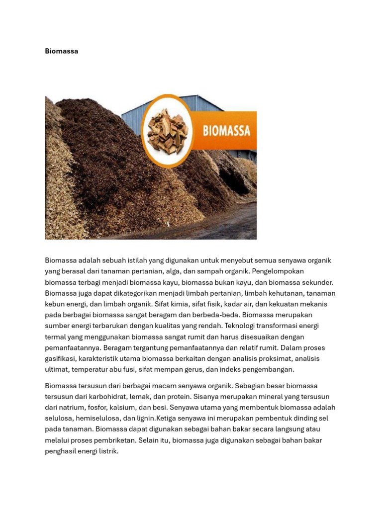 Biomassa | PDF
