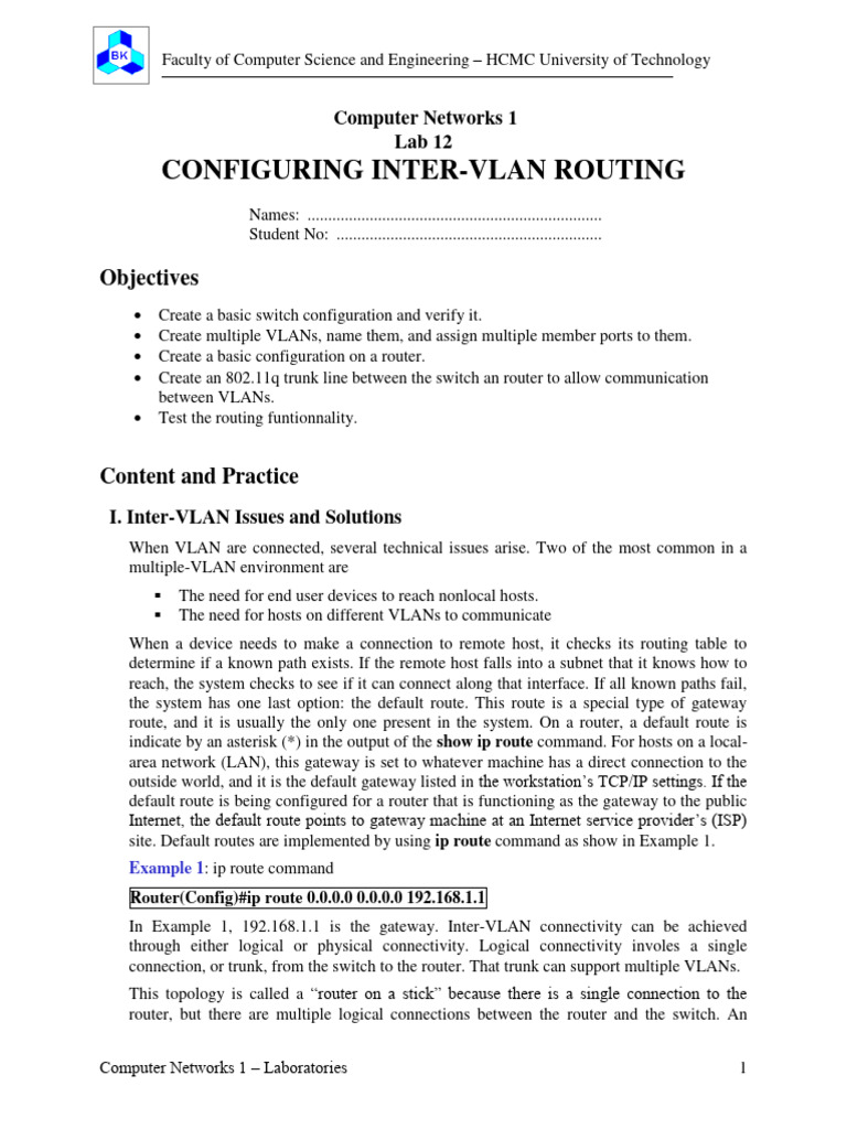 Inter Vlan Routing Pdf 