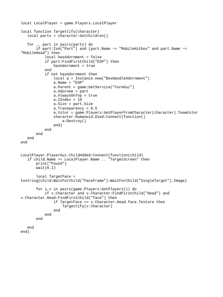 Framed! TARGET ESP | PDF