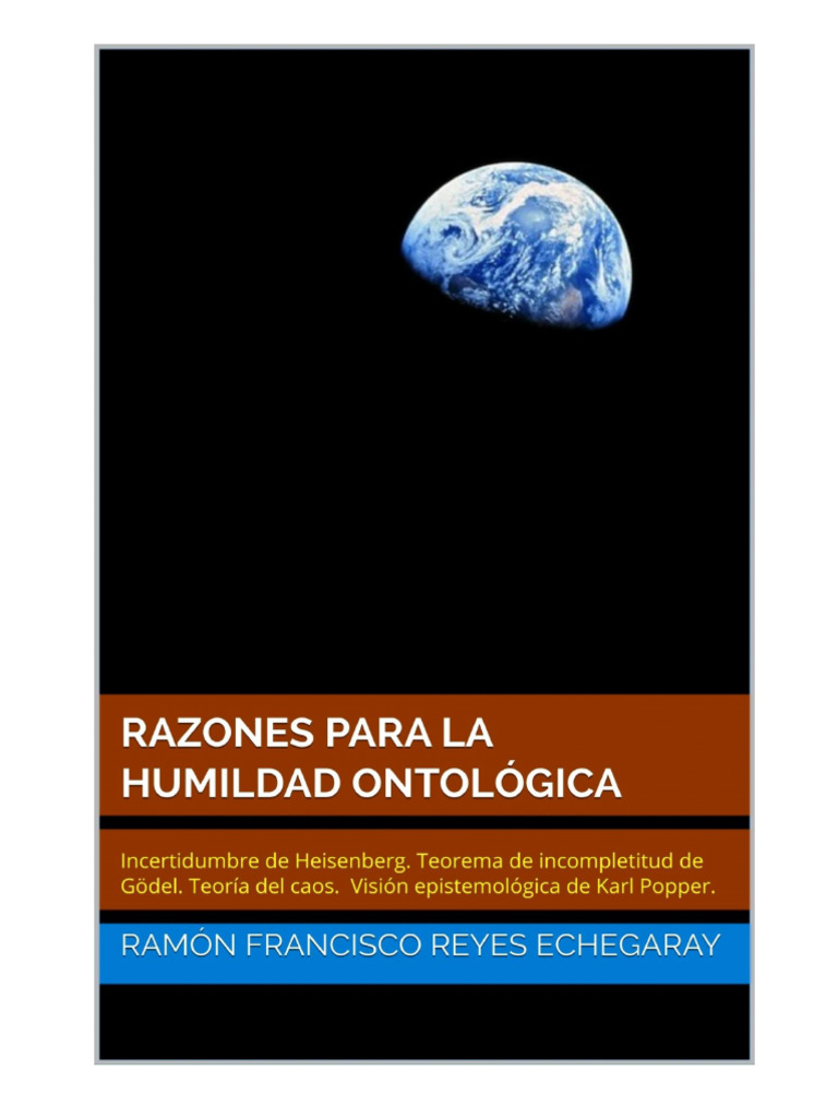 Razones para La Humildad Ontológica. CP. 16 Feb 2021 | PDF Razones para La Humildad Ontológica. CP. 16 Feb 2021 | PDF