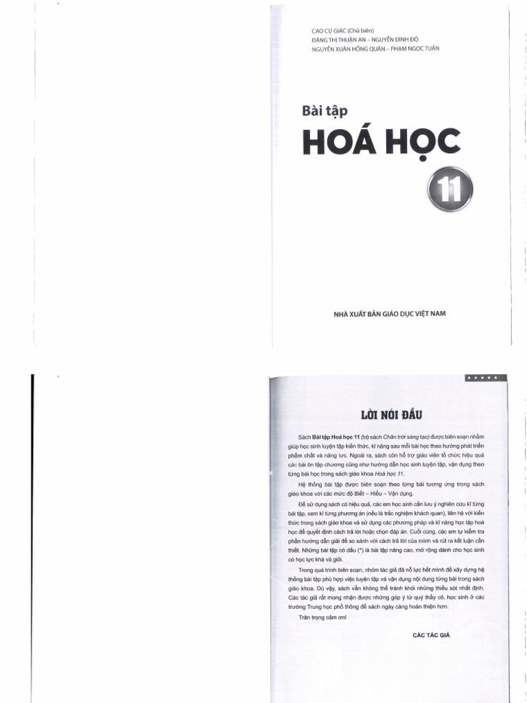 Hoa 11 - CTST - SBT. TTB | PDF