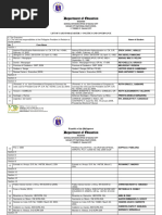 2024-2025-Sned Class-Program | PDF | Public Administration | Philippines