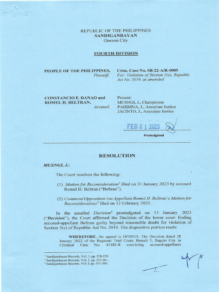 B - AR - SB-22-AR-0005 - People Vs Constancio F Danao, Et Al - 02 - 21 ...