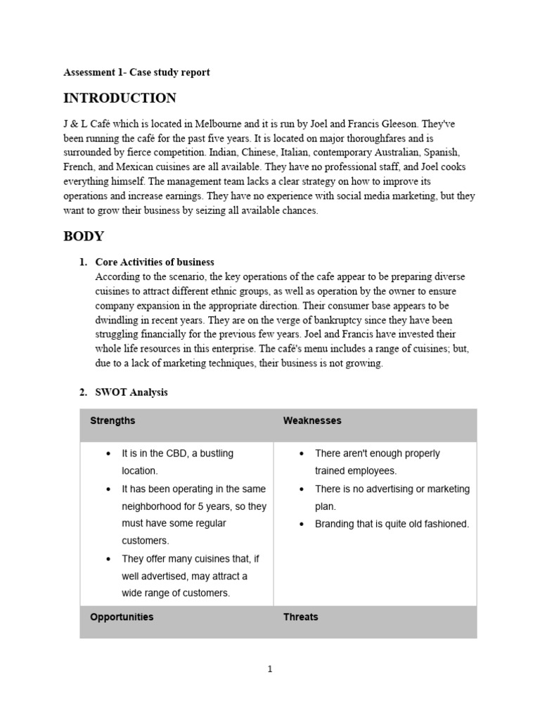 SITXMPR007 Ass 1 | PDF