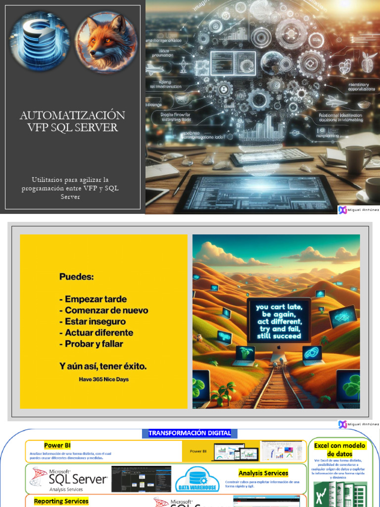 Automatización VFP SQL SERVER | PDF | SQL | Servidor SQL de Microsoft
