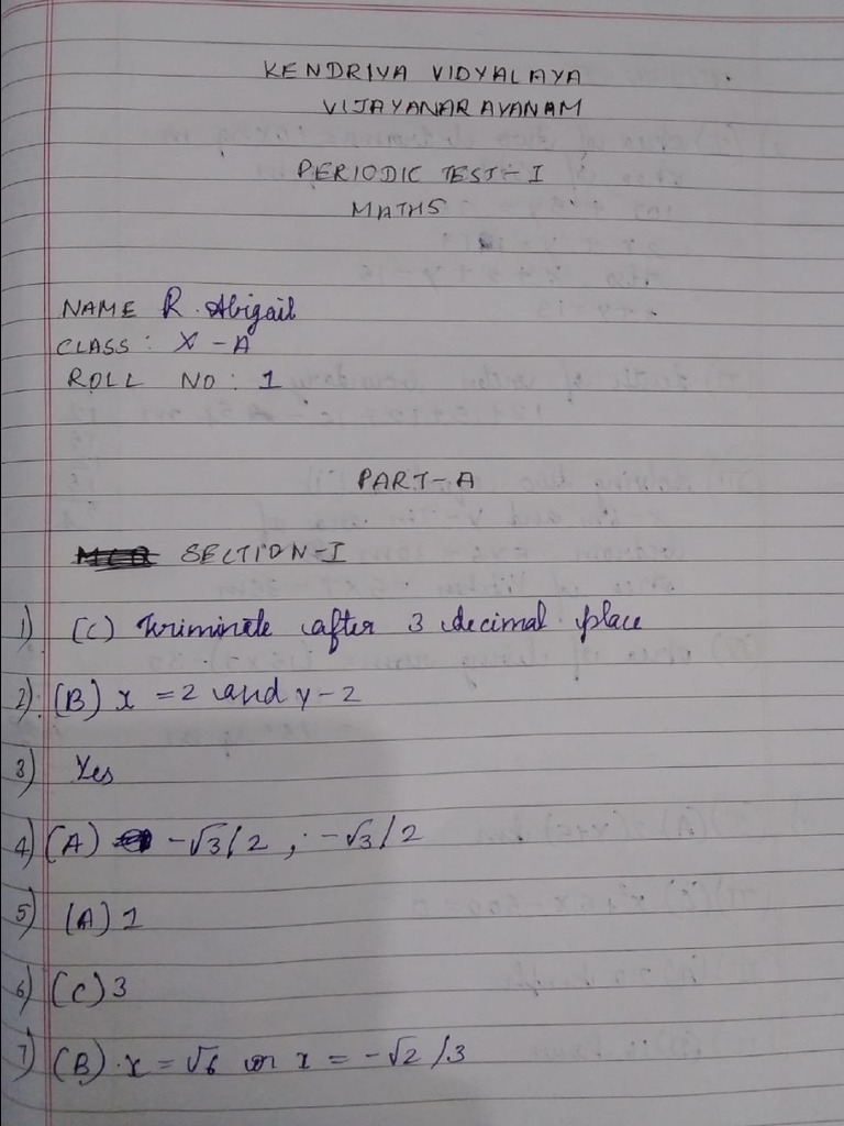 Mat PT Test | PDF