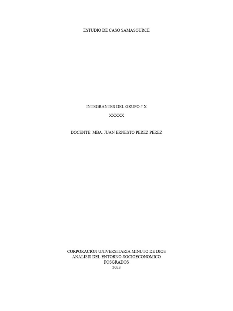 Plantilla - Caso HBS - Gestion Del Conocimiento | PDF