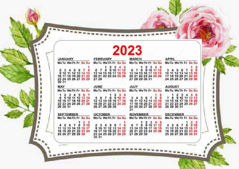 Kalendar 2023 | PDF