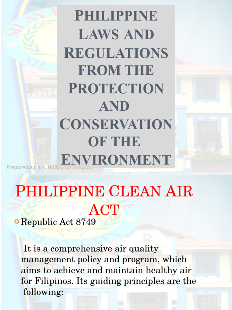 Philippine Environmental Law | PDF | Waste Management | Waste