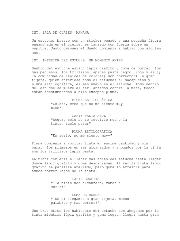 Script Chovoaventura de Lápiz y Goma | PDF