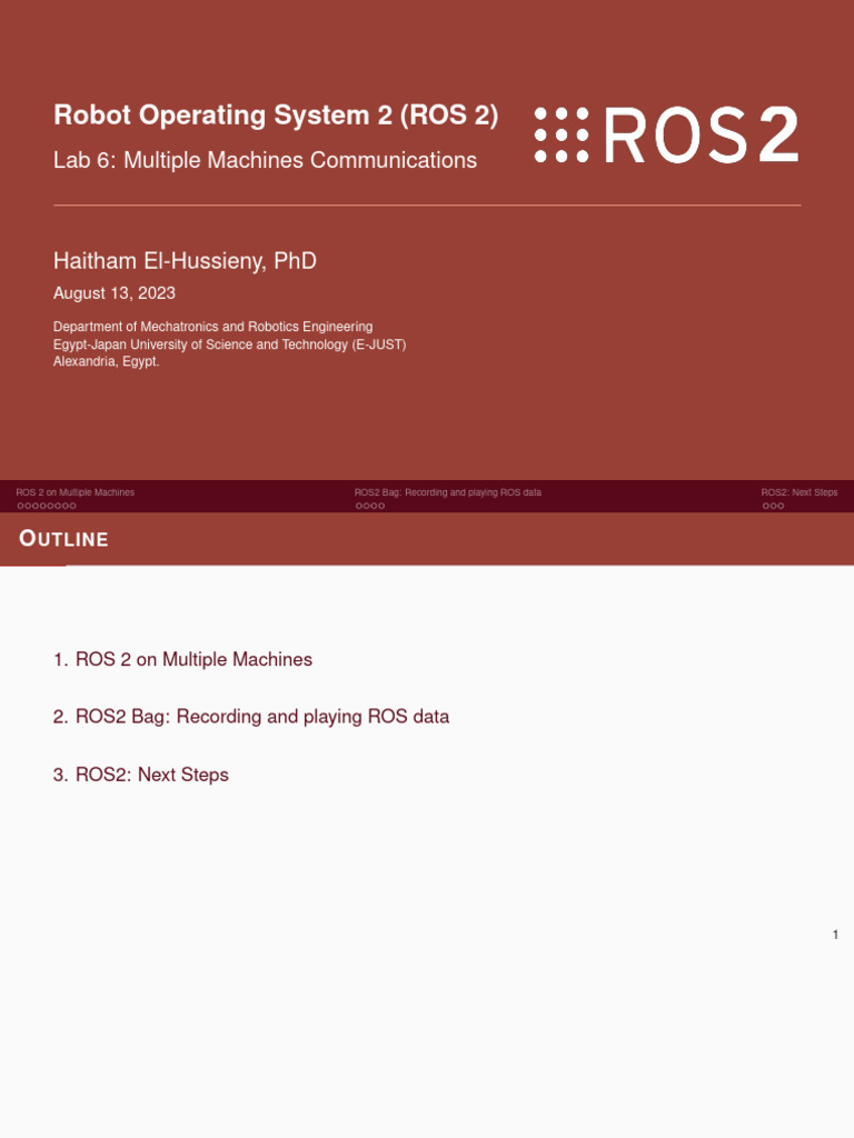 Ros Lab 6 | PDF | Software | Computer Architecture