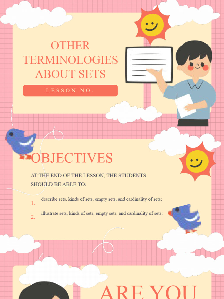 Other Terminologies About Sets | PDF | Set (Mathematics) | Arithmetic