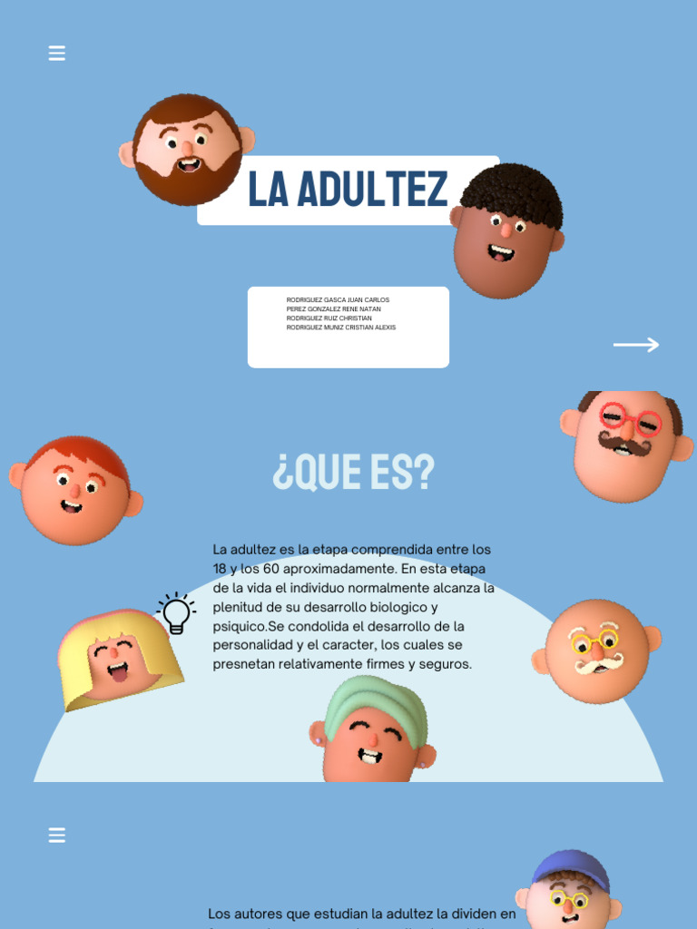 Adultez | PDF | Adultos | Vejez