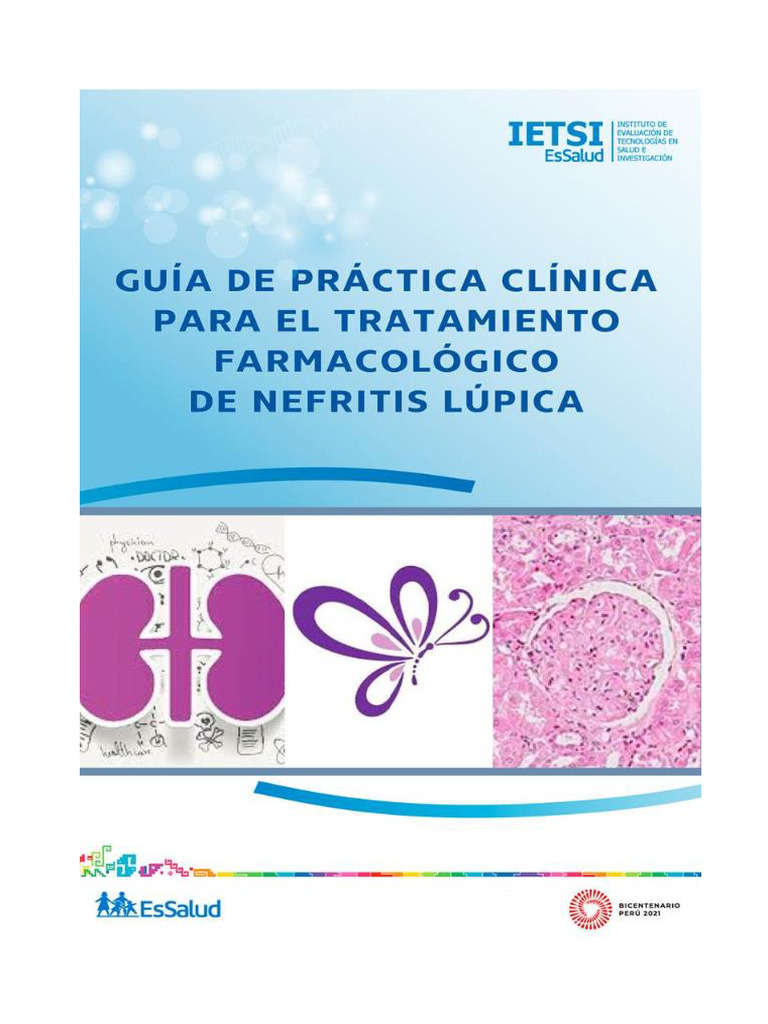 GPC Tratamiento Farmacologico Nefritis Lupica - Version Corta | PDF ...