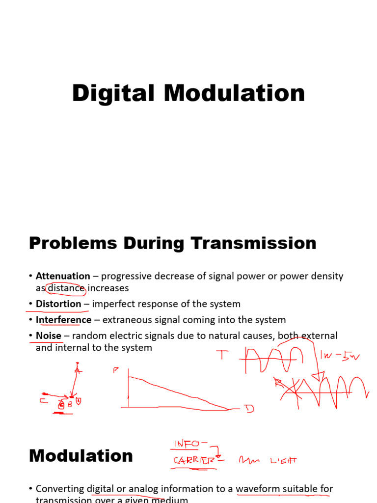 05 Digital Modulation 1 Pdf Modulation Digital Signal