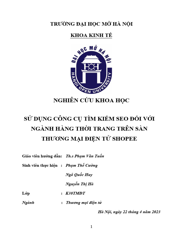 NCKH Bản Chính | PDF