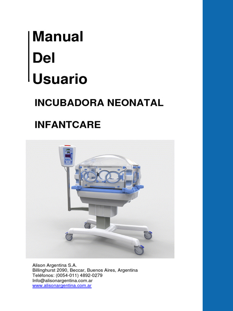 Manual Incubadora Infantcare v012 | Descargar gratis PDF | Pantalla de ...