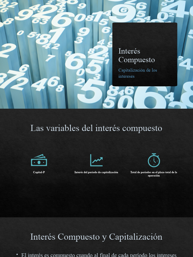 Interés Compuesto | PDF | Interés | Interés compuesto