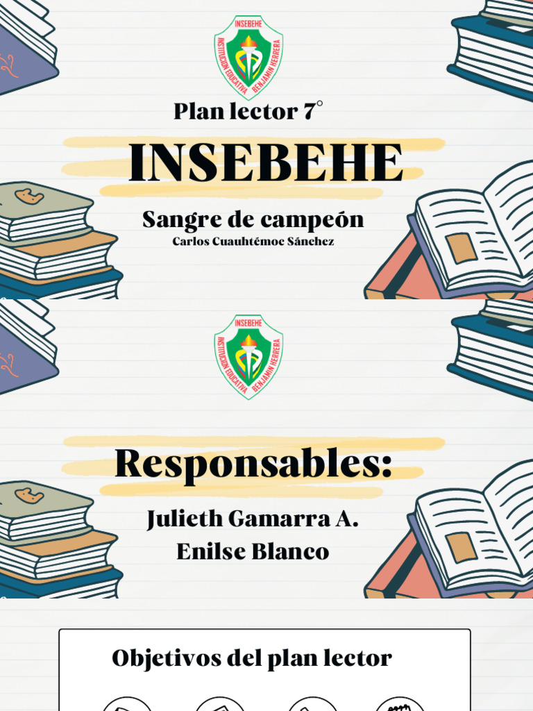 Lanzamiento Plan Lector (7°) | PDF | Libros