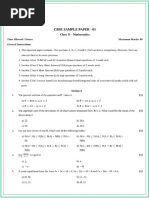 Plus One Model Exam Maths Rocket Revision | PDF