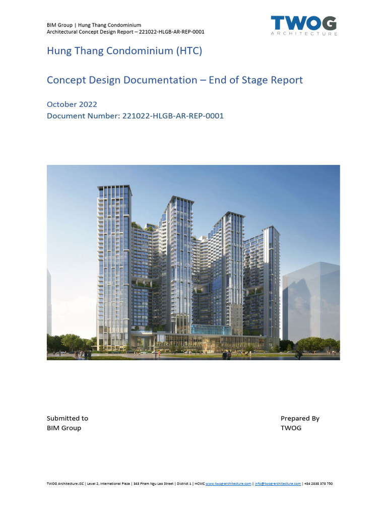 Concept Design Report by TWOG | PDF | Stairs | Architect