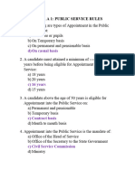 Approved Revised 2021 Edition of The Public Service Rules | PDF ...