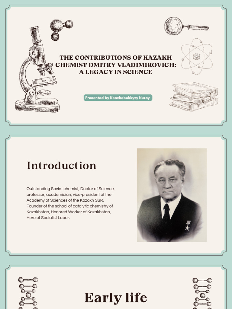 Cream and Green Illustrative Science Project Presentation | PDF