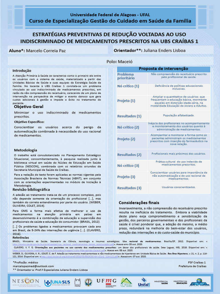 POSTER - TCC MARCELO Final | PDF | Brasil