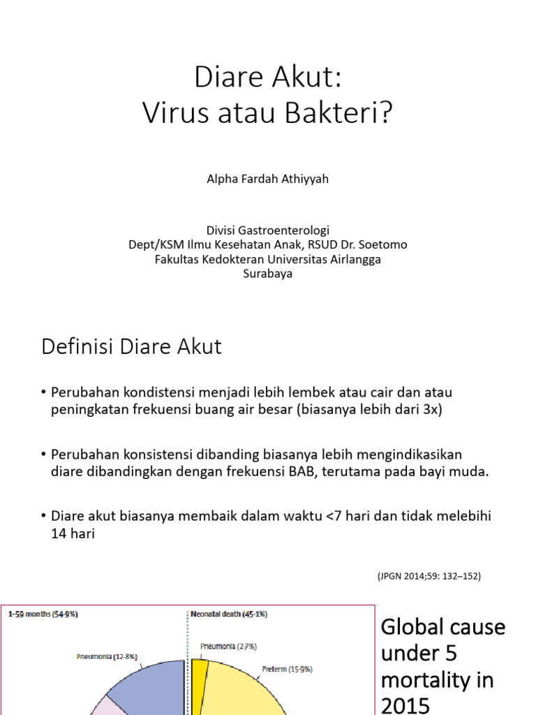 Diare Akut Virus Atau Bakterial | PDF