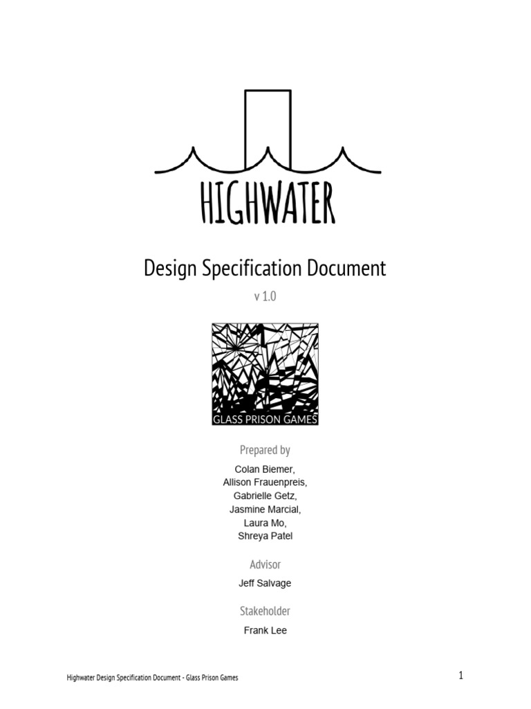 High Water Design Document | PDF