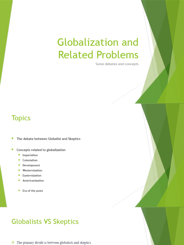 Globalization: Debates and Concepts | PDF | Postcolonialism | Imperialism