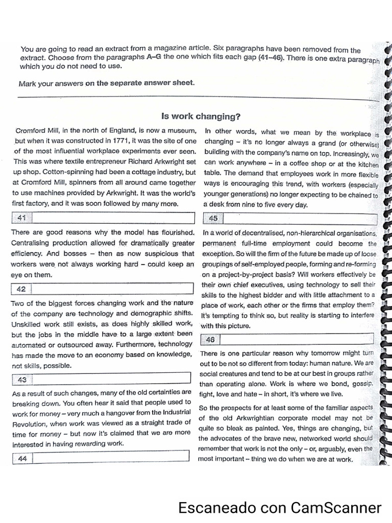 Is Work Changing | PDF