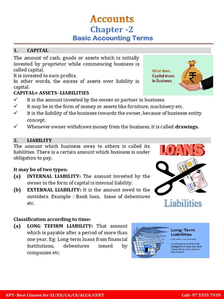 Basic Accounting Term 11th | PDF | Liability (Financial Accounting ...