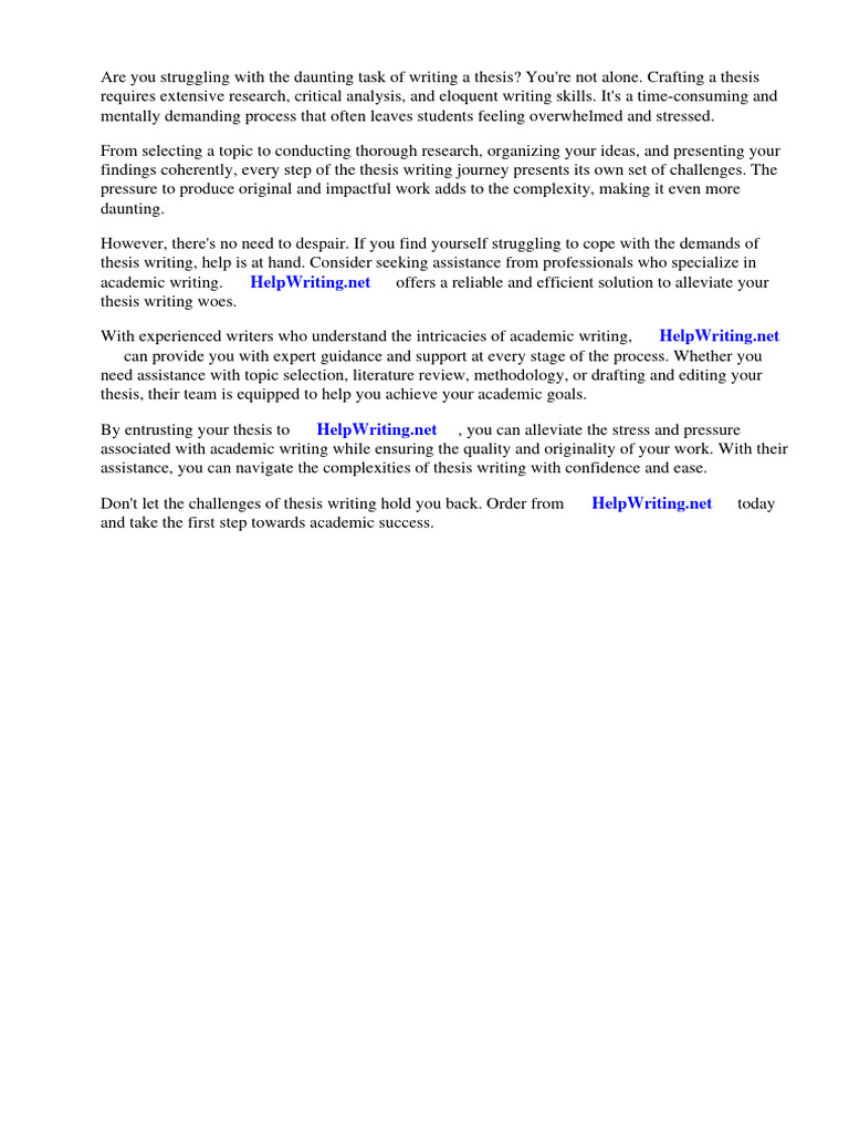 Example Format of Baby Thesis | PDF | Thesis | Essays