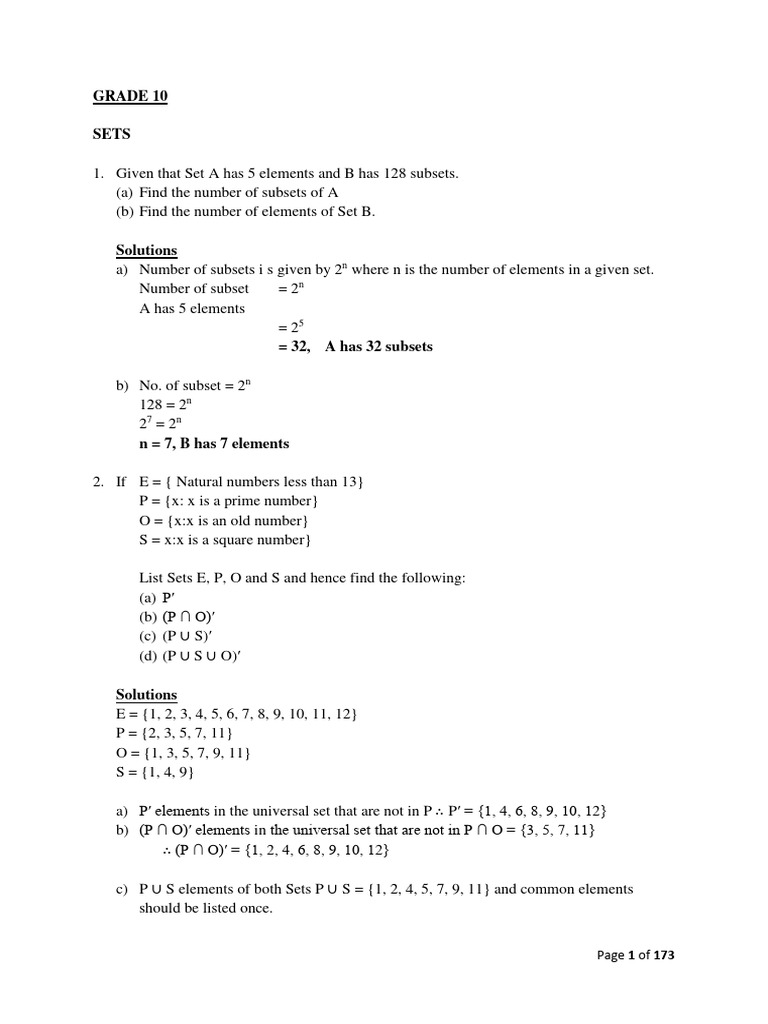 Maths Pamphlet 10-12 Onesmas | PDF