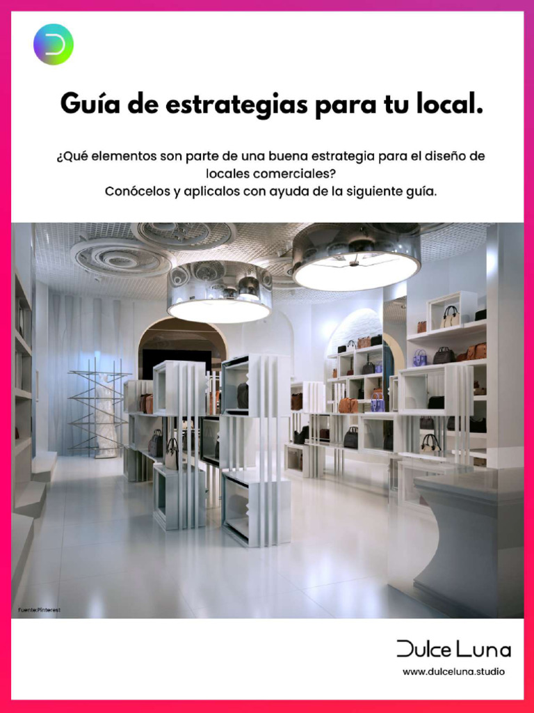 Guía de Estrategias para Tu Local - Dulceluna - Studio - C | PDF