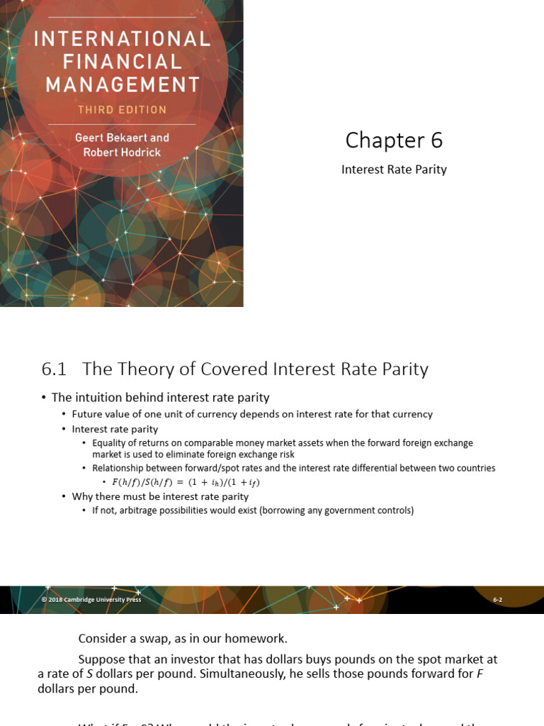 Lecture8 - Covered Interest Parity | PDF | Yield Curve | Bonds (Finance)