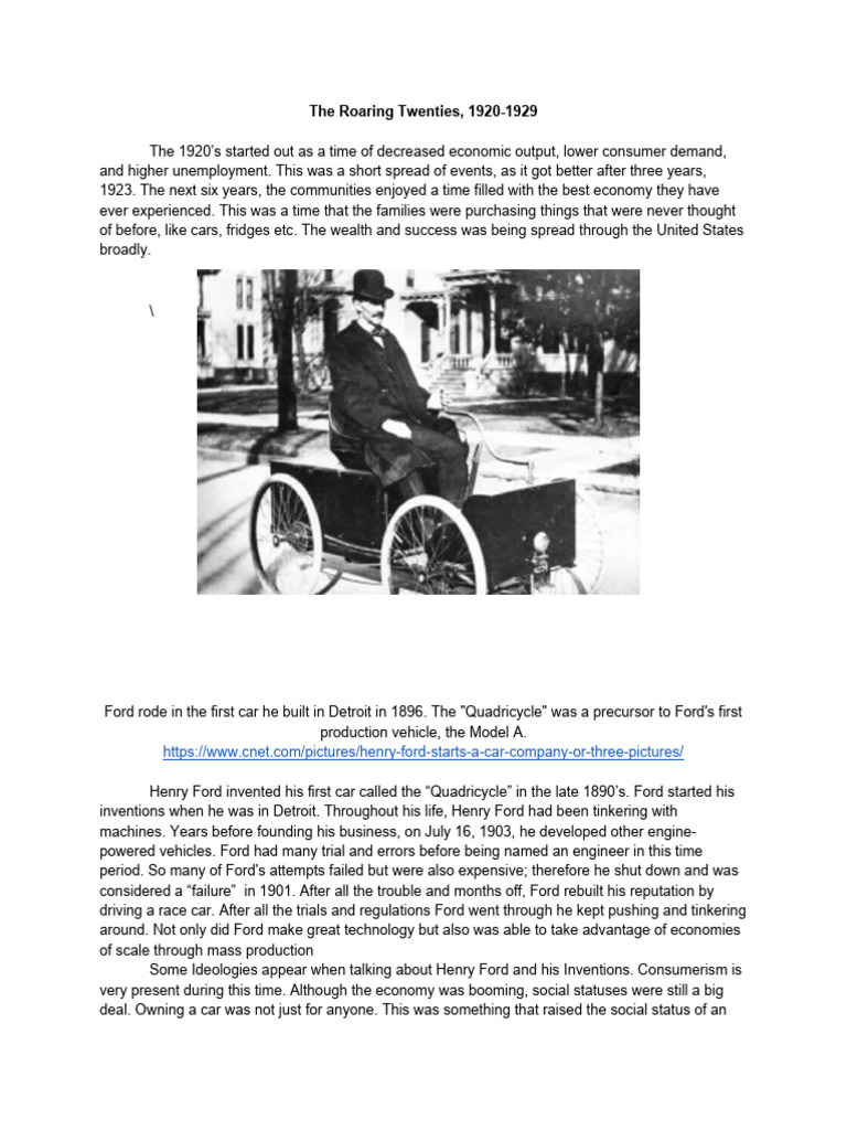 Roaring Twenties 1 | PDF