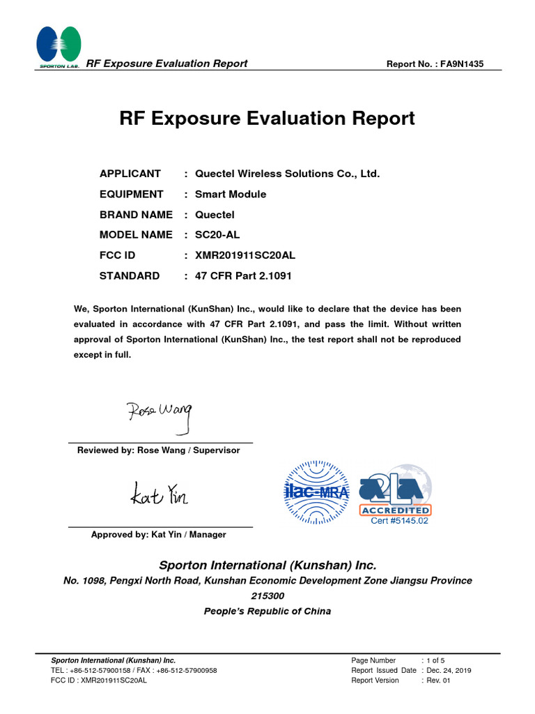 FCC Mpe Report Sc20al | PDF