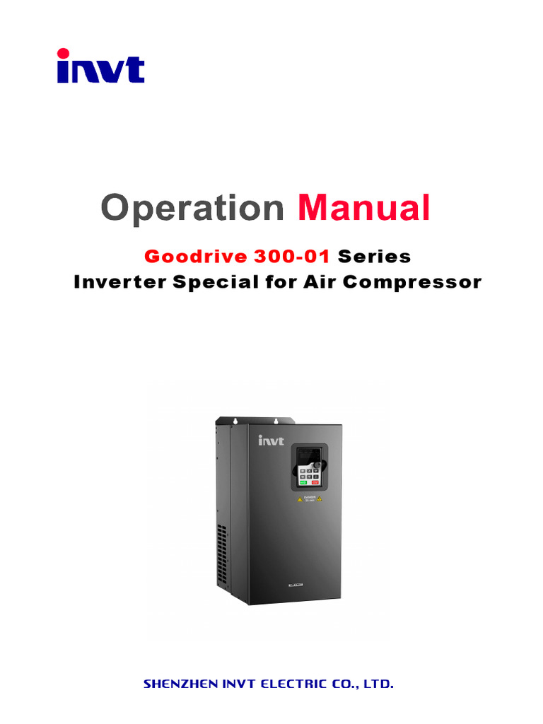 Air Compressor Inverter Guide | PDF | Electric Motor | Power Inverter