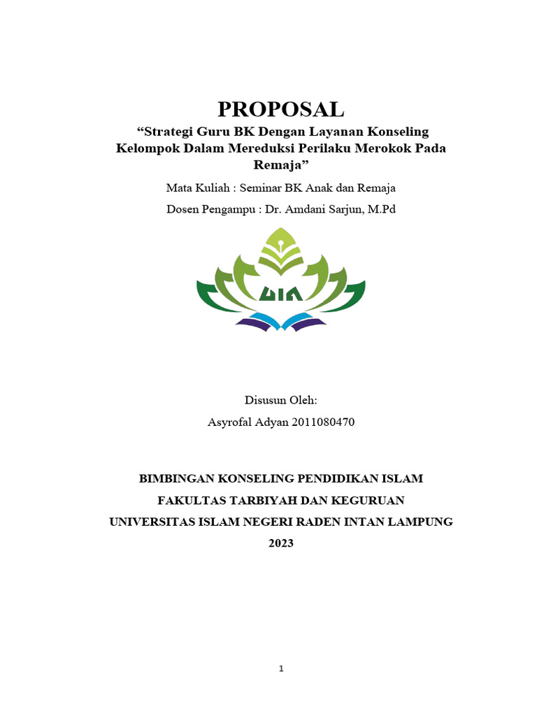 Proposal Pak Amdani, Asyrofal | PDF