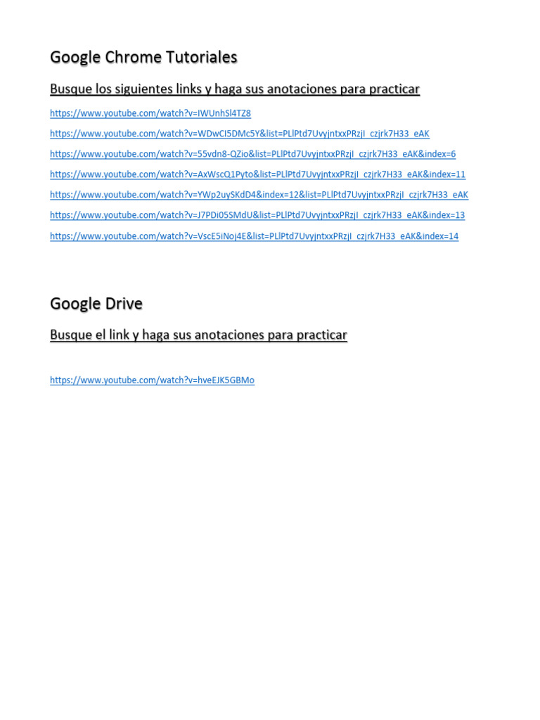 Tutorial Google Drive y Docs | PDF | explorador de Internet | Informática