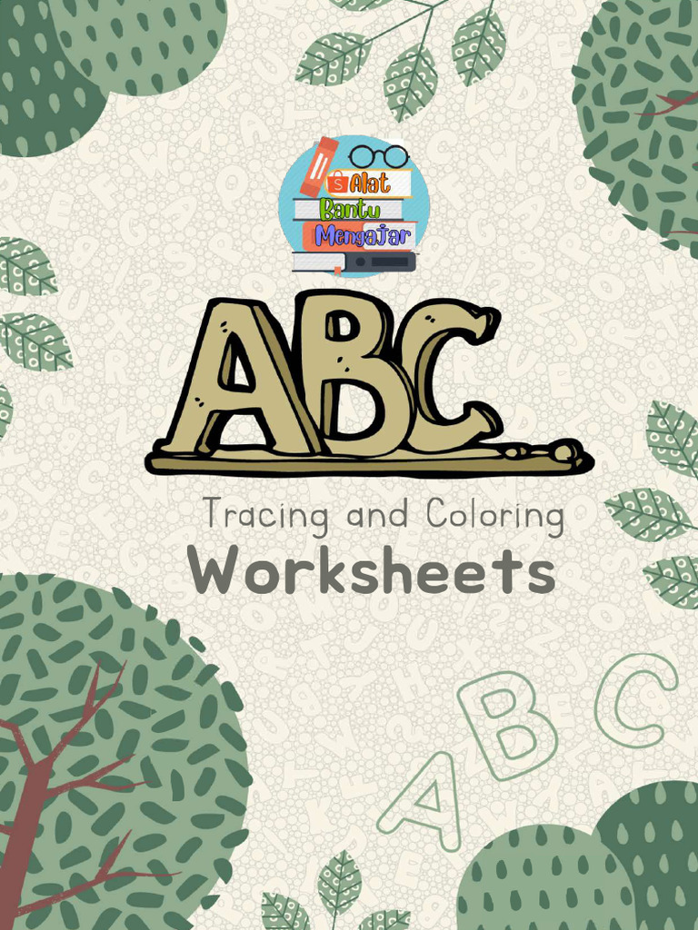 ABC Tracing and Coloring | PDF | Teaching Methods & Materials