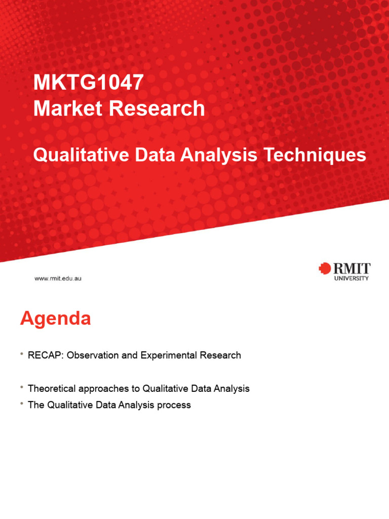 Qualitative Data Analysis Guide | PDF | Qualitative Research | Experiment